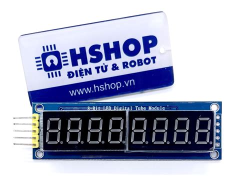 Mạch Hiển Thị Led 7 đoạn 74hc595 8 Digit Display 036 Inch Module