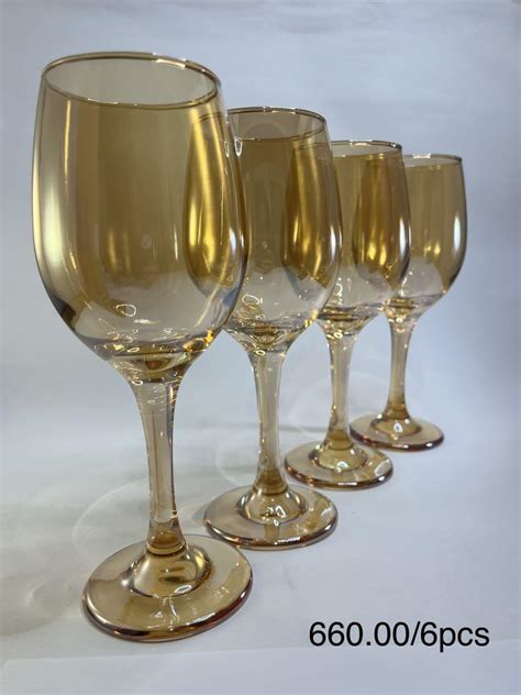 Wine Glass Gold Furniture And Home Living Kitchenware And Tableware