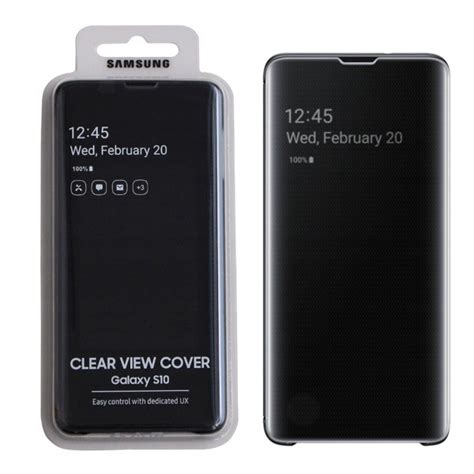 Etui Samsung Galaxy S Z Klapką Clear View Cover EF ZG CBEGWW Czarny