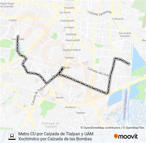 Ruta Horarios Paradas Y Mapas Metro Cu Actualizado 2250 Hot Sex Picture