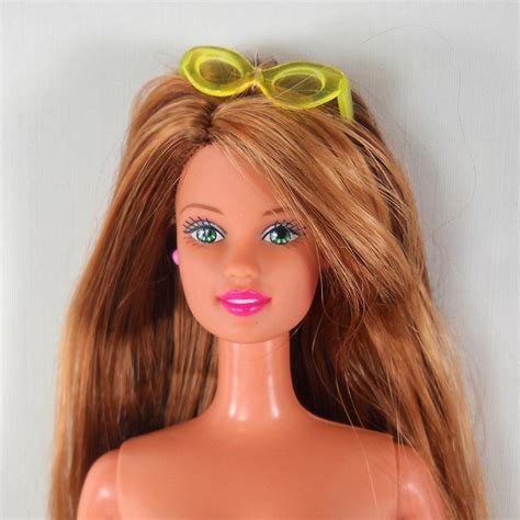 Teresa Nude Barbie Doll Streaked Hair Sunglasses For Display 1726288119