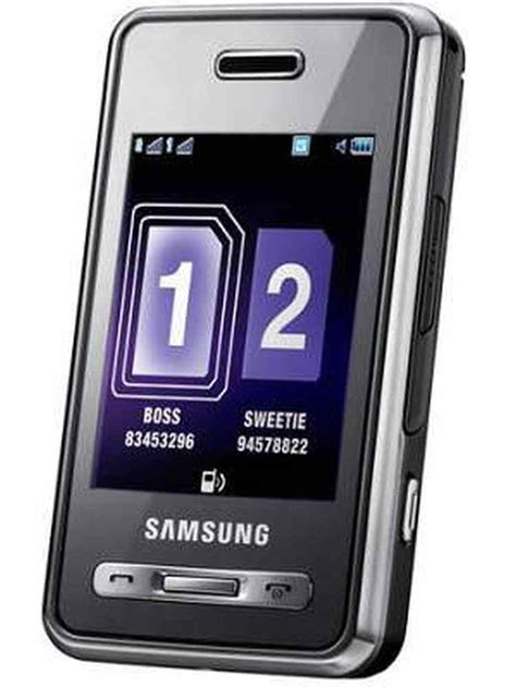 LCD With Touch Screen For Samsung D Black By Maxbhi