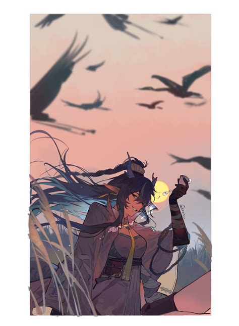 Ling Arknights Drawn By Yonghu Danbooru