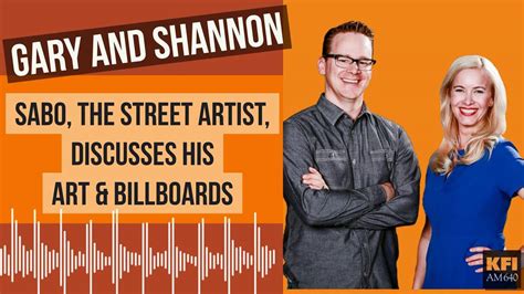 Street Artist Sabo Joined Gary And Shannon Today To Talk About The