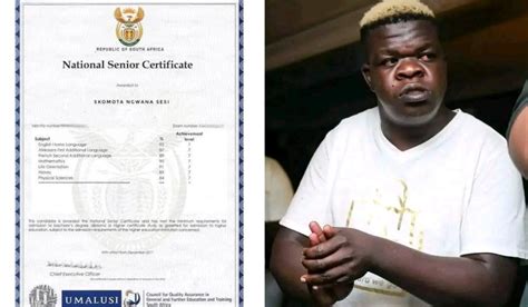 Skomotas High Flying Matric Certificate Sets Social Media Abuzz Zoom