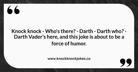 150 Funny Star Wars Knock Knock Jokes That Will Force Laughs Knock