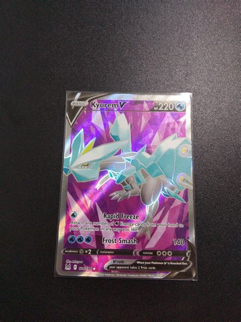 Pokemon TCG Kyurem V Full Art Ultra Rare SS Lost Origin Hobbies Toys Toys Games On