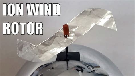 Ion Thruster Build An Ion Wind Rotor Science Project