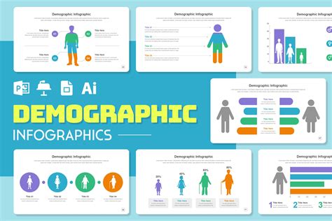 Demographic Infographic Templates Design Cuts