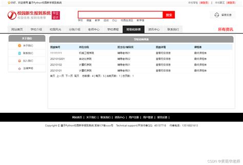 基于python django框架 的毕业设计作品成品（5）校园新生报到系统设计与实现 python绘制校园生活场景 csdn博客