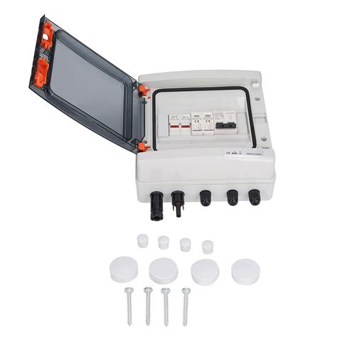 Caja Combinadora Solar Fotovoltaica 2 Cuerdas 15a Fusible Protección