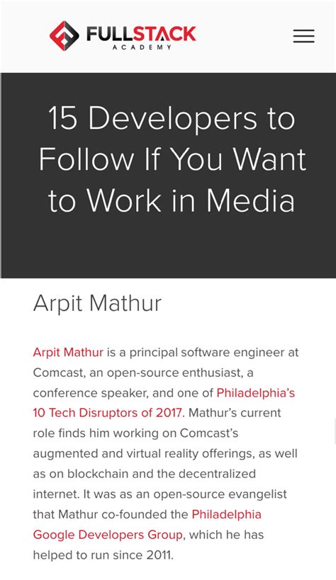 I Made One Of FullStack Academys Developers To Follow List Code Zen