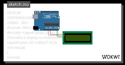 Lcd Nome Rotativo Wokwi Esp32 Stm32 Arduino Simulator