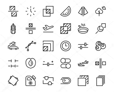 Un Simple Conjunto De Iconos De Línea Vectorial Relacionados Con La