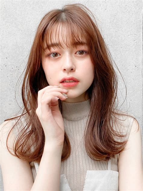 デート デジタルパーマ ナチュラル ミディアムレイヤー×agnos青山×平野 七海 Agnos青山×668242【hair】