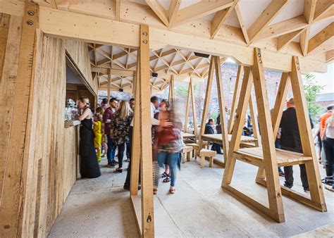 Constellations Bar By H Miller Bros Is A Courtyard Canopy In Liverpool