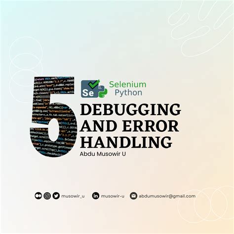 Solve Glitches Like A Pro Debugging And Error Handling In Python And