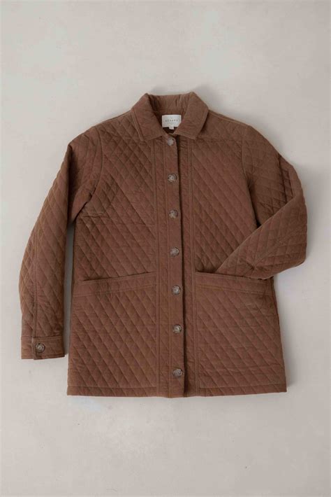 Sezane Quilted Will Jacket Xs — Dearly Bethany