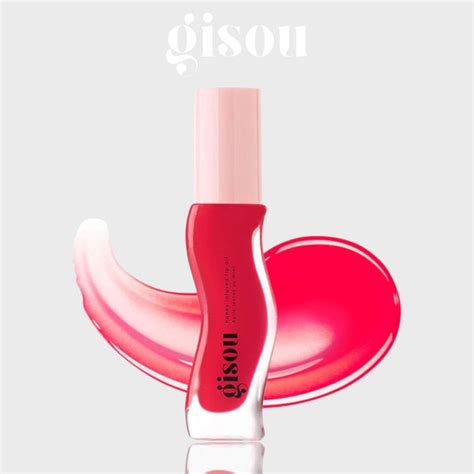 Gisou Honey Lip Oil 8ml Strawberry Sorbet Питает увлажняет и