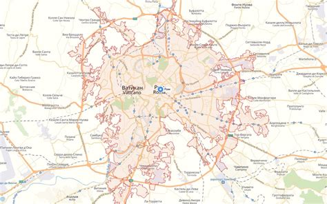 Карта Рима на русском языке, метро, достопримечательности онлайн