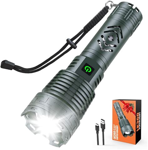 Alifa Rechargeable Led Flashlights 980000 High Lumens Super Bright