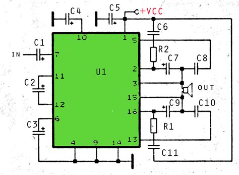 35watt Ics Amplifier With Stk4065