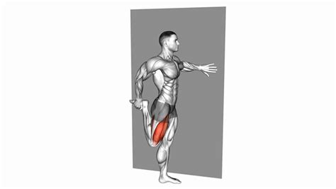 Standing Quadriceps Stretch Exercise Guide How To Muscles Worked And Variations