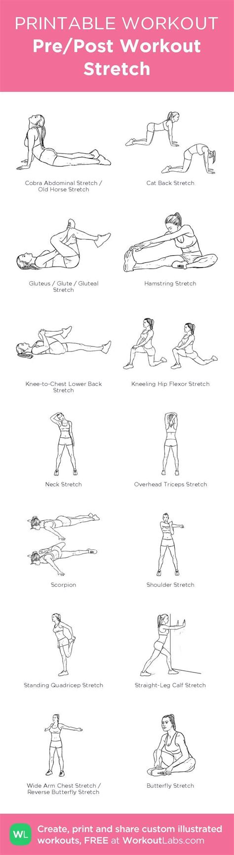 Pre Post Workout Stretch My Custom Exercise Plan Created At
