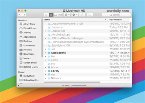 how to show hidden files on macos with a keyboard shortcut