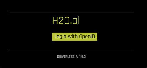 Openid Connect Using Driverless Ai