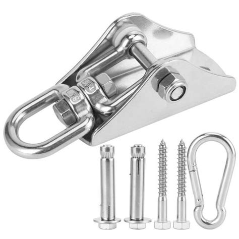 Akozon Crochet de suspension Crochet Suspendu Fixe en Acier Inoxydable de Balançoire Haute