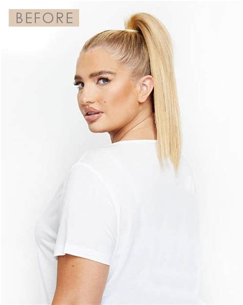 Inch Super Sleek Invisi Ponytail Pure Platinum Beauty Works