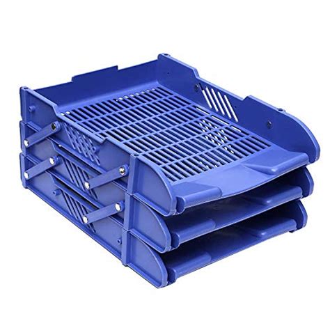 Cpex Office Stationery 3 Layer Plastic Desk Organizer File Tray File