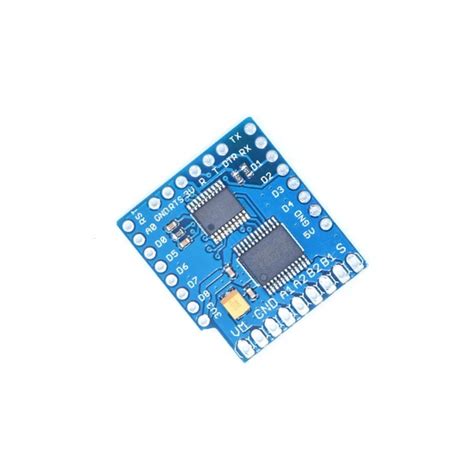bouclier moteur pour wemos d1 mini i2c double moteur tb6612fng 1a v1