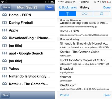 Ipad Safari Screenshot Ios7