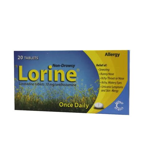 Lorine 10mg Tab 20s