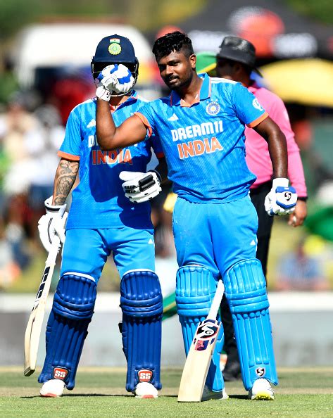 Sa V Ind 2023 24 Watch Sanju Samsons ‘bicep Celebration After