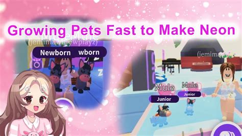 My Tips To Make Neons Fast In Adopt Me Roblox YouTube