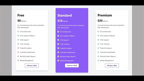 Pricing Page With React Hooks With Modal To Make A Purchase Youtube