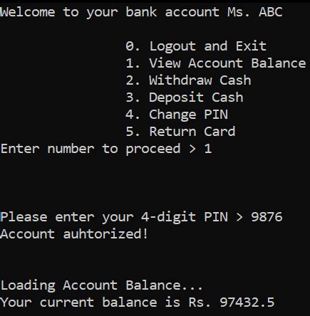 Simple Atm Program In Python CopyAssignment