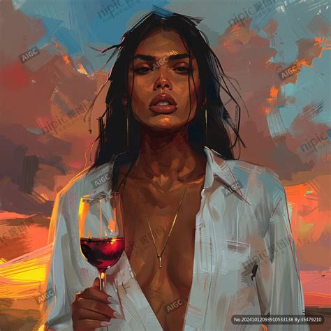 Ai创作图红酒女孩宣传插画 手绘美女醉酒插画 性感美女插画 潮流插画美女人物插画 写实人物插画 美女潮流插画 女性插画绘画时尚彩绘 喝酒插画海报 美女插画画 饮酒插画 欧美插画 喝酒创意插画