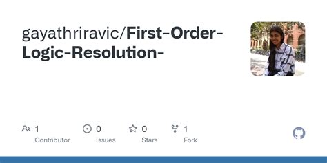 Github Gayathriravicfirst Order Logic Resolution