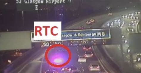 M8 Traffic Chaos After Four Vehicle Smash Near Glasgow Airport Daily