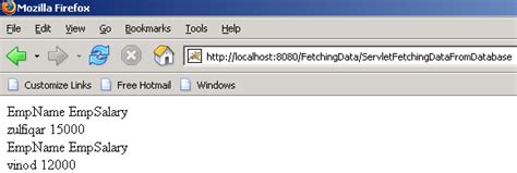 Retrieving Data From The Table Using Preparedstatement