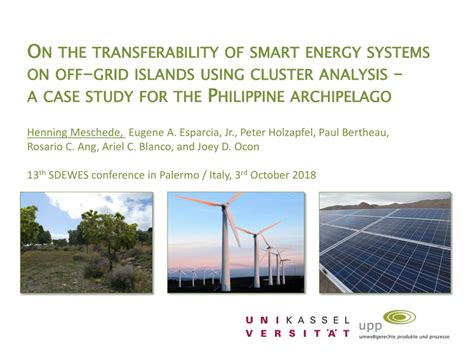 Pdf On The Transferability Of Smart Energy Systems On Off Grid Islands Using Cluster Analysis