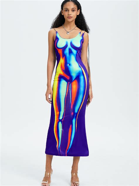 Thermal Print Dress At Lachlan Ricardo Blog