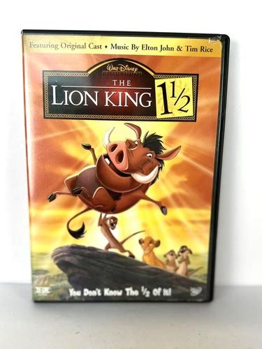 The Lion King 1½ Dvd Walt Disney Original — Tested — Very Good