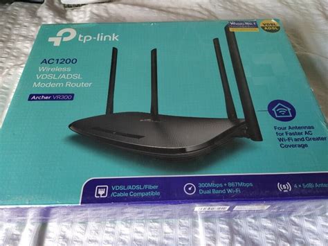 TP Link Archer VR300 modem router brand new unopened | in Worksop ...