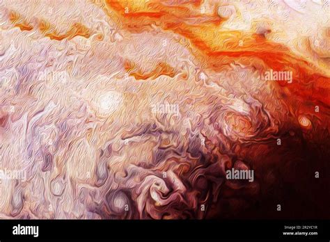 Surface Of The Planet Jupiter Elements Of This Image Furnishing Nasa