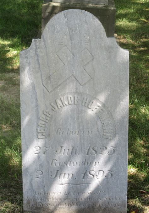 Georg Jakob Hoffmann 1825 1895 Memorial Find A Grave